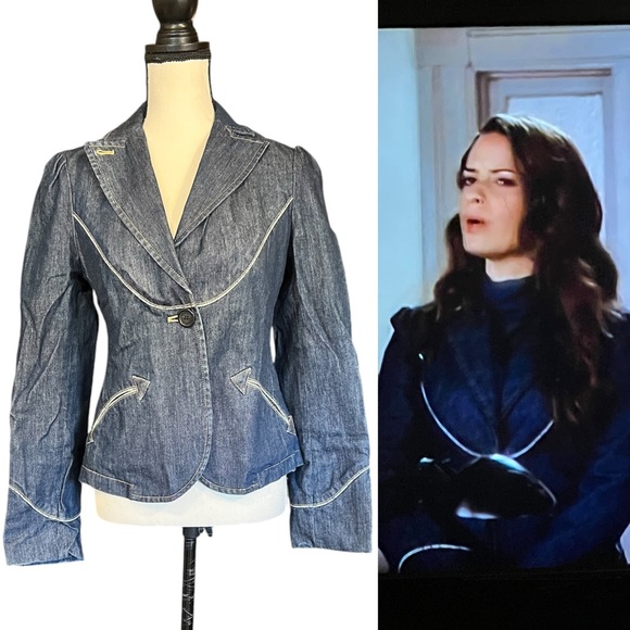 Vintage | Jackets & Coats | Vintage Designer Denim Jacket Aso Piper ...